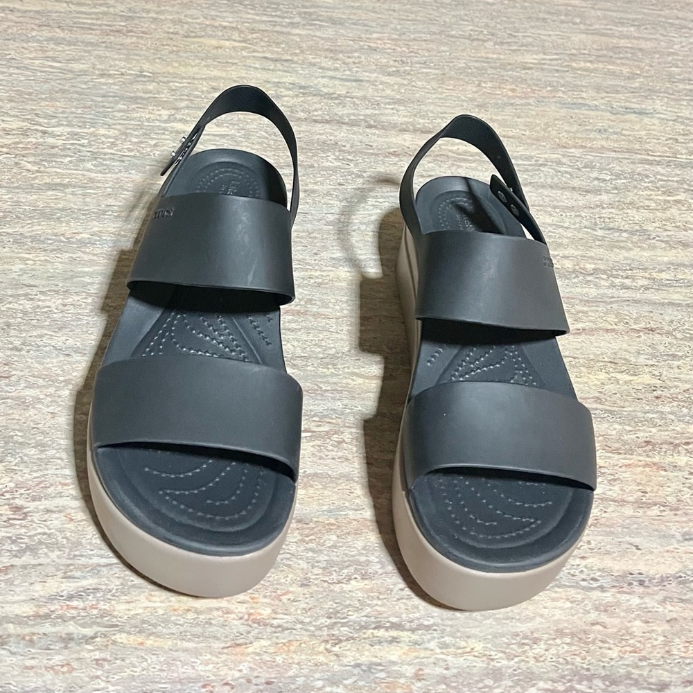 Crocs Literide Brooklyn Platform Sandals - Gem